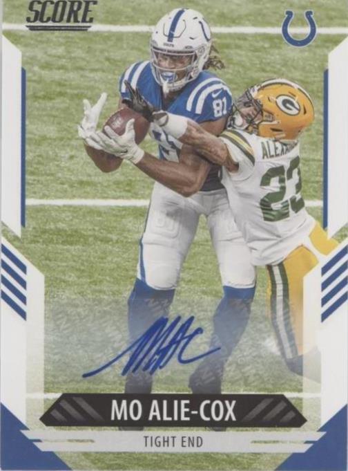 2021 Score - Mo Alie-Cox #167 Signatures (AU) for sale online | eBay