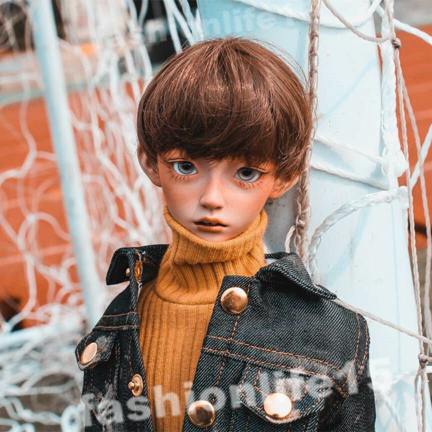 Handmade New 1/4 Resin Body BJD Dolls Eyes Face Makeup Collect Gifts w ...