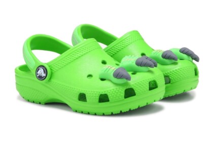 Crocs Kids Classic IAM Dinosaur Cute Green Clogs!!(C4) | eBay