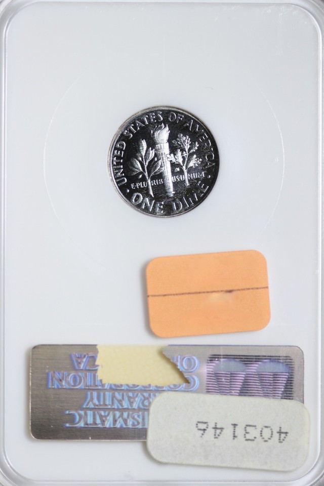 PROOF 1961 Roosevelt Silver Dime NGC CAMEO PF68 Big Fat Fatty Holder ...