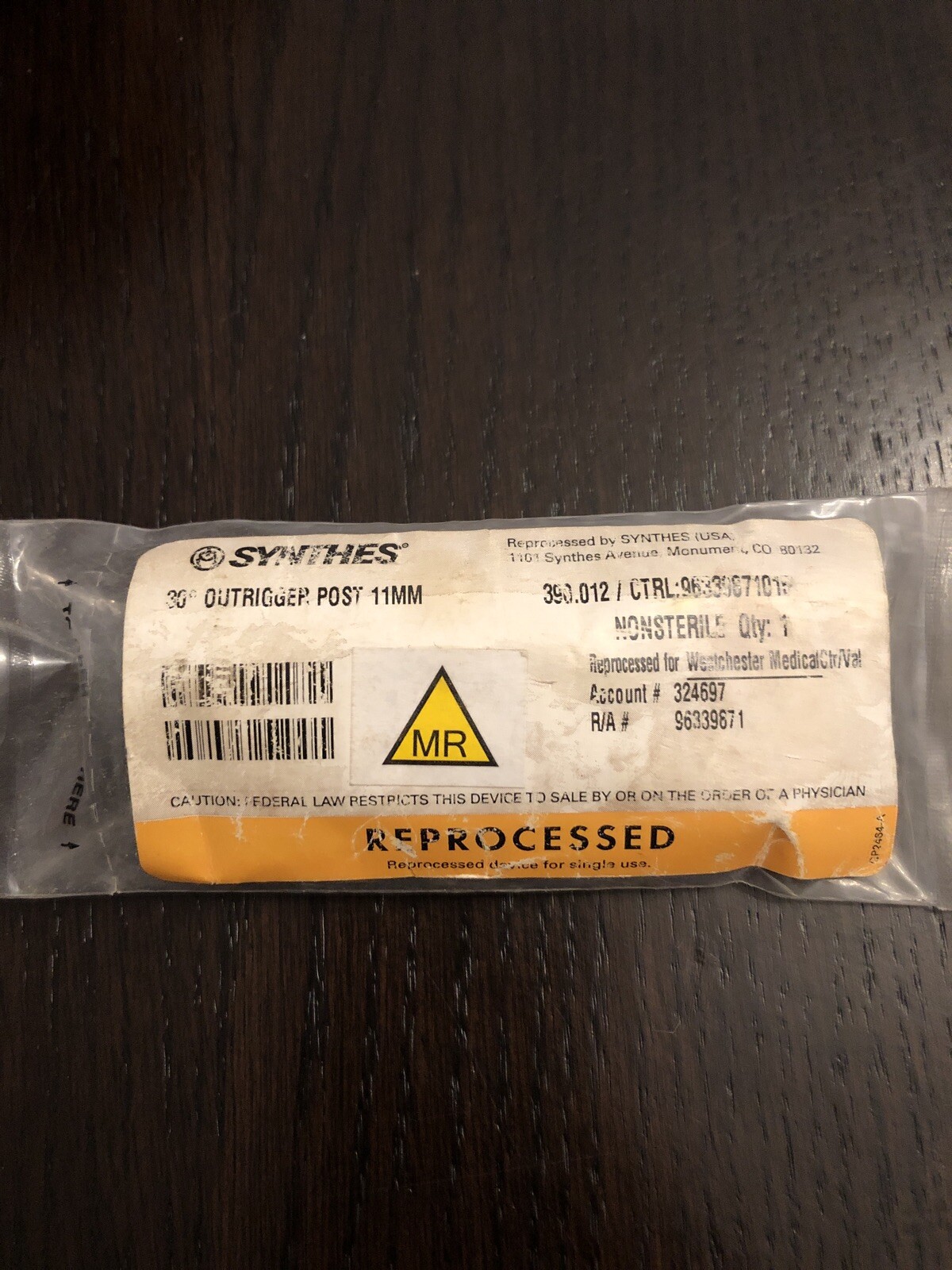 Synthes 390.012 Outrigger Post 11mm for sale online | eBay