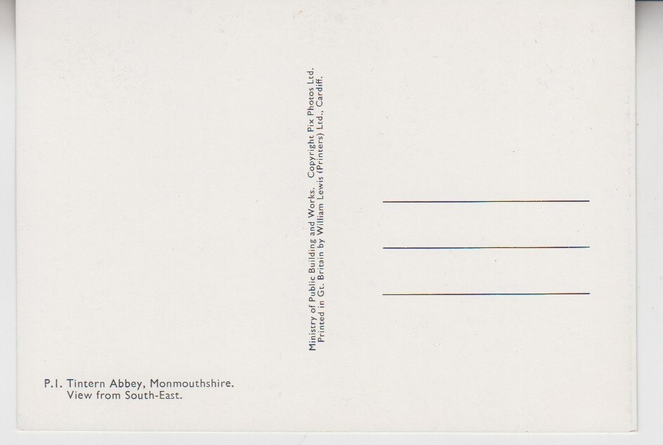 P.I. Tintern Abbey, Monmouthshire View from South East. By William ...