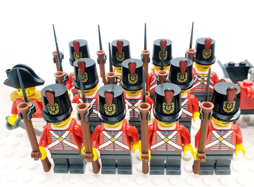 British Waterloo Line Infantry Battalion Soldiers made w/ real LEGO ...