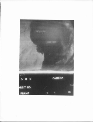 NASA CAMERA OF TIROS I OF FRENCH WEST COAST AFRICA 1960 8" X 10" B/W ...