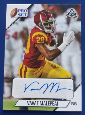 2021 Leaf Pro Set Vavae Malepeai Autograph PS-VMI | eBay