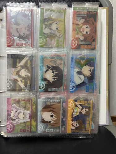 Idolmaster Clear Card Wafer Set 1-5 Collectible Full Set Featuring Rare ...