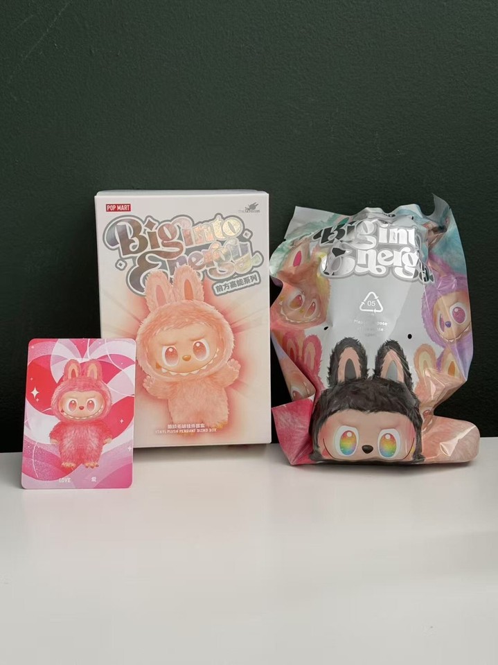 (US SELLER IN HAND) POPMART LABUBU Big into Energy V3 -Vinyl Plush ...