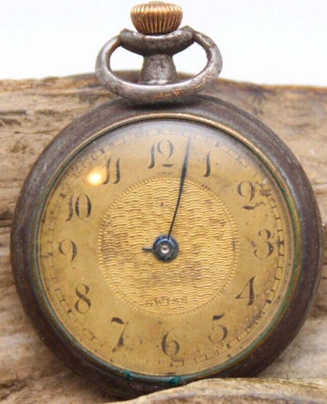 ANTIQUE PASKAR MEN'S POCKET WATCH SWISS 7j 28.8mm FOR REPAIR (OD) | eBay