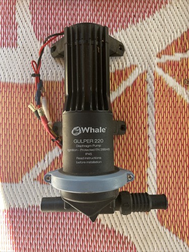 Whale Gulper 220 Grey Waste Pump 12V BP1552 | eBay