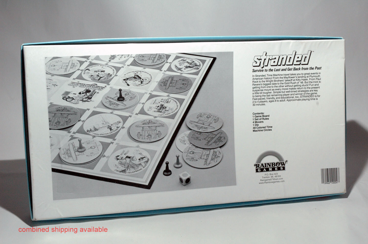 Stranded Time Machine Board Game - Rainbow Games 2005 COMPLETE ...