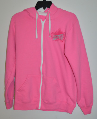 Women’s Pink Cornwell Quality Tools Long Sleeve Zip Up Hooded Jacket ...