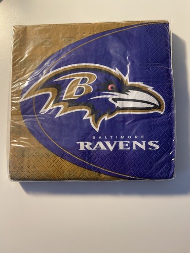 NOS 2004 NFL Baltimore Ravens 16pc Cocktail Napkins~ Partyware~Party ...
