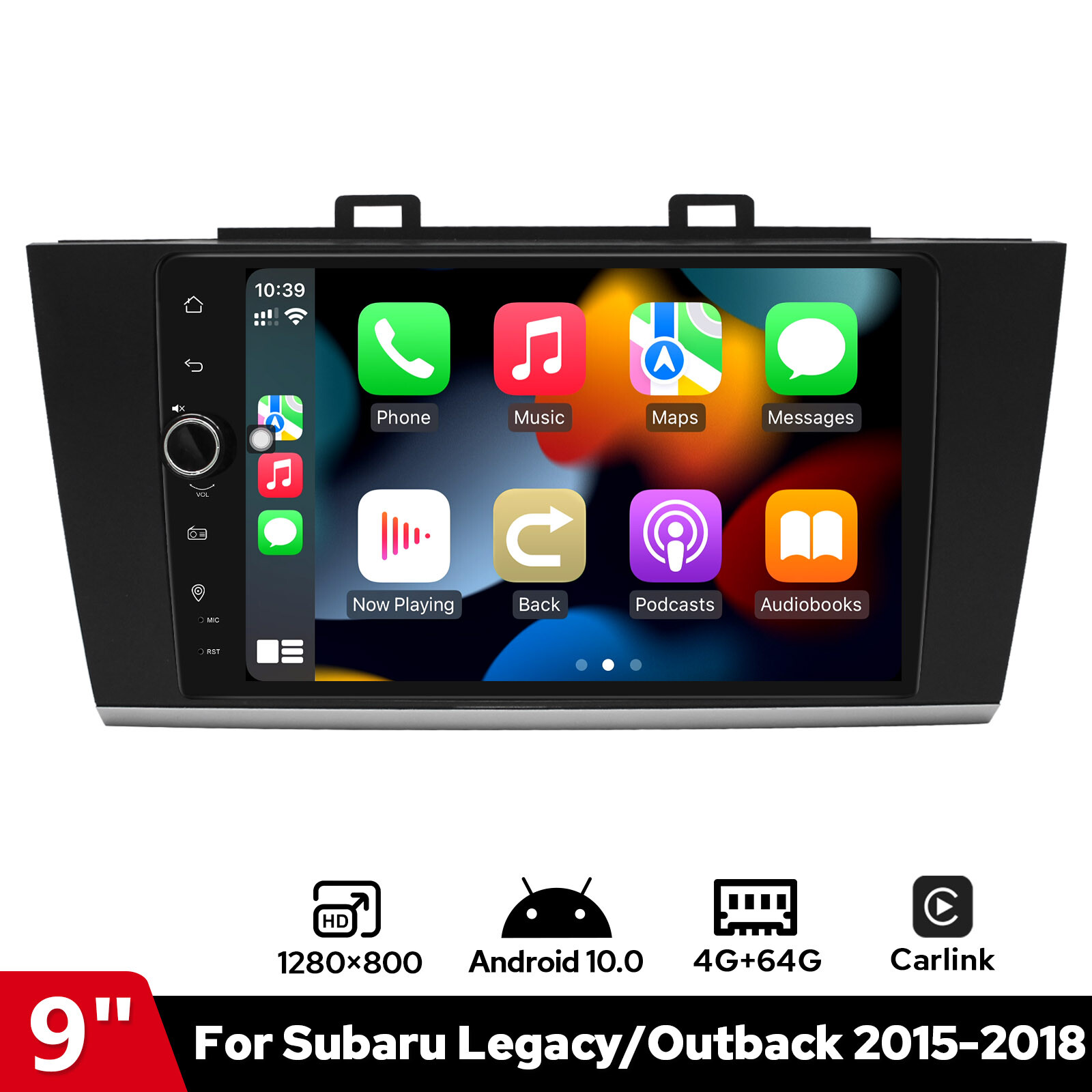For 2015-2018 Subaru Outback Legacy 9 inch Car Stereo Support Harman ...