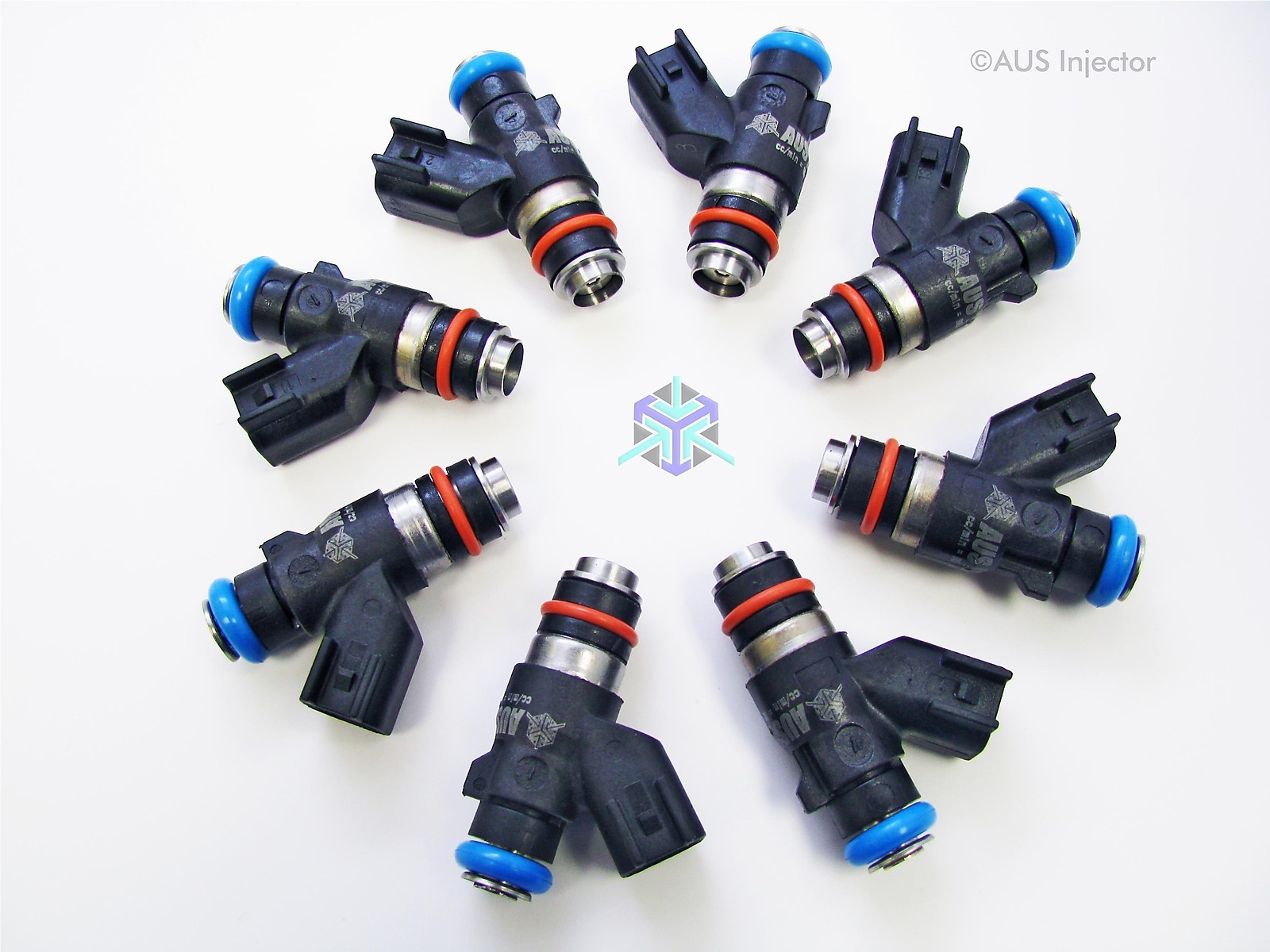 Set of 8 AUS Injectors 1600 cc fit CAMARO SS, CORVETTE Z06/ZR1 & G8 GXP ...