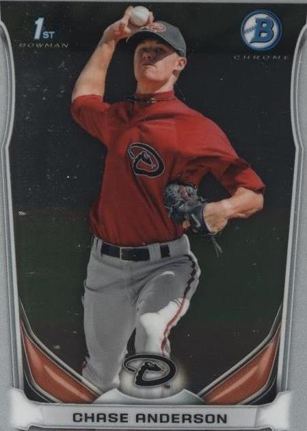 2014 Bowman - Prospects Chrome Chase Anderson #BCP62 (RC) for sale online | eBay