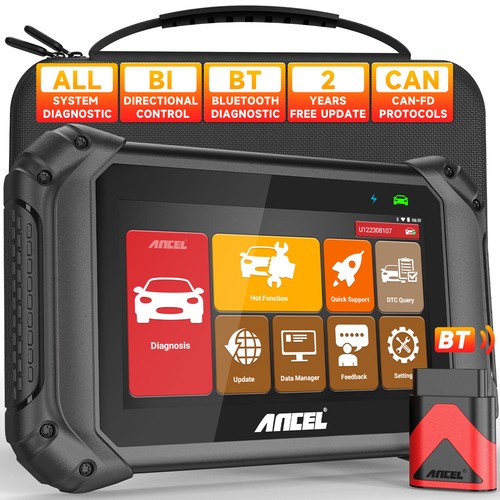 ANCEL Bluetooth OBD2 Scanner All System Car Diagnostic Tool ...
