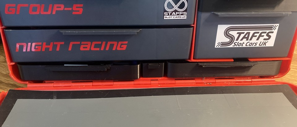 Poly Butler Slot Car Storage Tool Box Pit Box Bottom Draws Set 3D ...