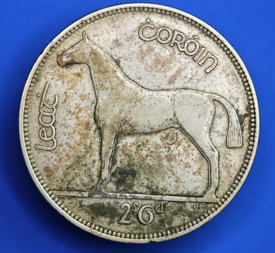 1930 Ireland Eire Irish Half Crown 2/6 coin 75% silver coin ***[24341 ...
