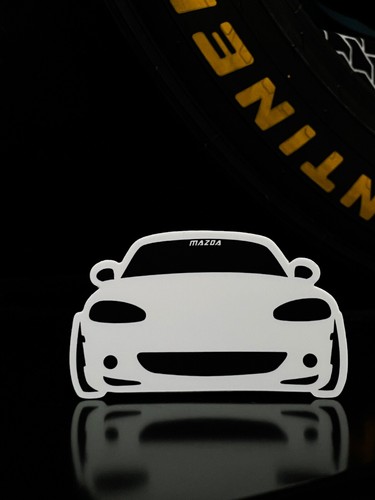 Miata NB Diecut Decal 3in by 1.82in Mazda MX5 | eBay