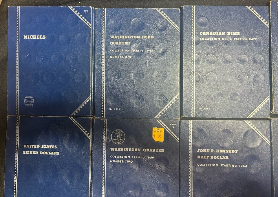 Lot 14 Different Vintage Whitman Coin Folders + Sacagawea Folder | eBay