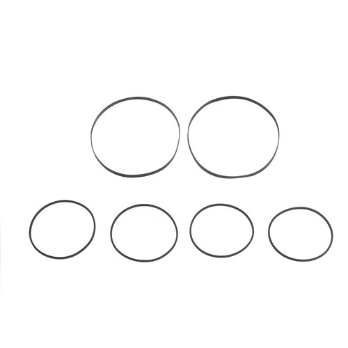 6Pcs Turntable Cassette Belt Radio Tape Machine Recorder Belt for Sharp ...