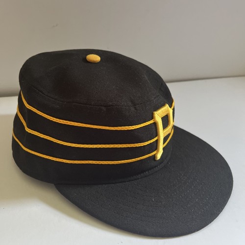 New Era Pittsburgh Pirates Pillbox Hat Cap Black Fitted Size 7 1/4 MLB ...