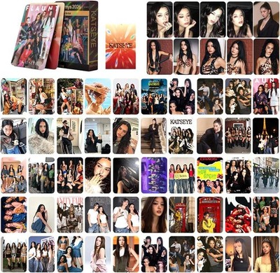 55PCS KATSEYE Photocards Novel Idol Album Flash Lomo Cards Set Mini ...