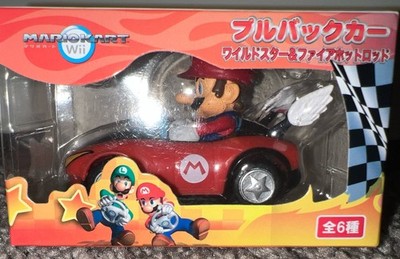 Nintendo 2008 Mario Kart Wii Pull Back Car Wild star & Fire Hot Lot (A ...