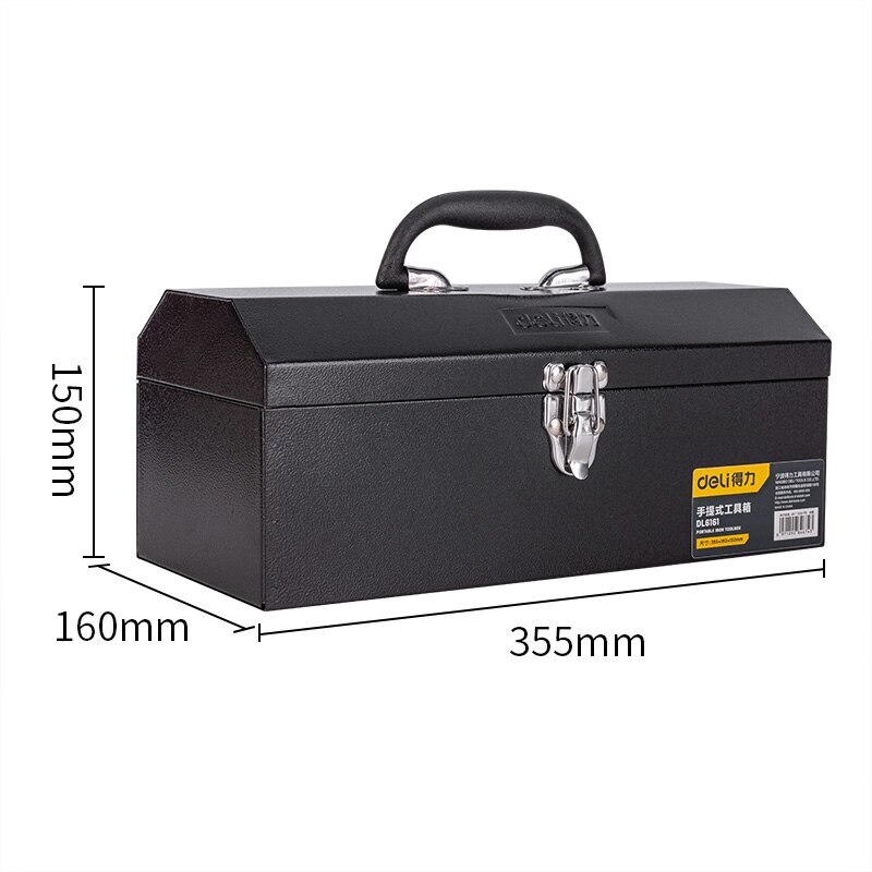 15 Inches Toolbox Tool Storage Made Of Cold-Rolled Steel Compressive ...
