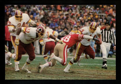 Football postcard John Riggins Washington Redskins chrome | eBay