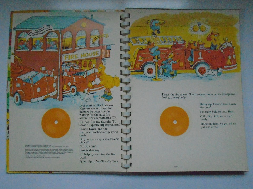 Fisher Price Talk To Me Book #8, Big Bird's Look & Listen, Sesame ...