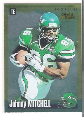 1994 Score Gold Zone New York Jets Johnny Mitchell Insert Card # 79 | eBay