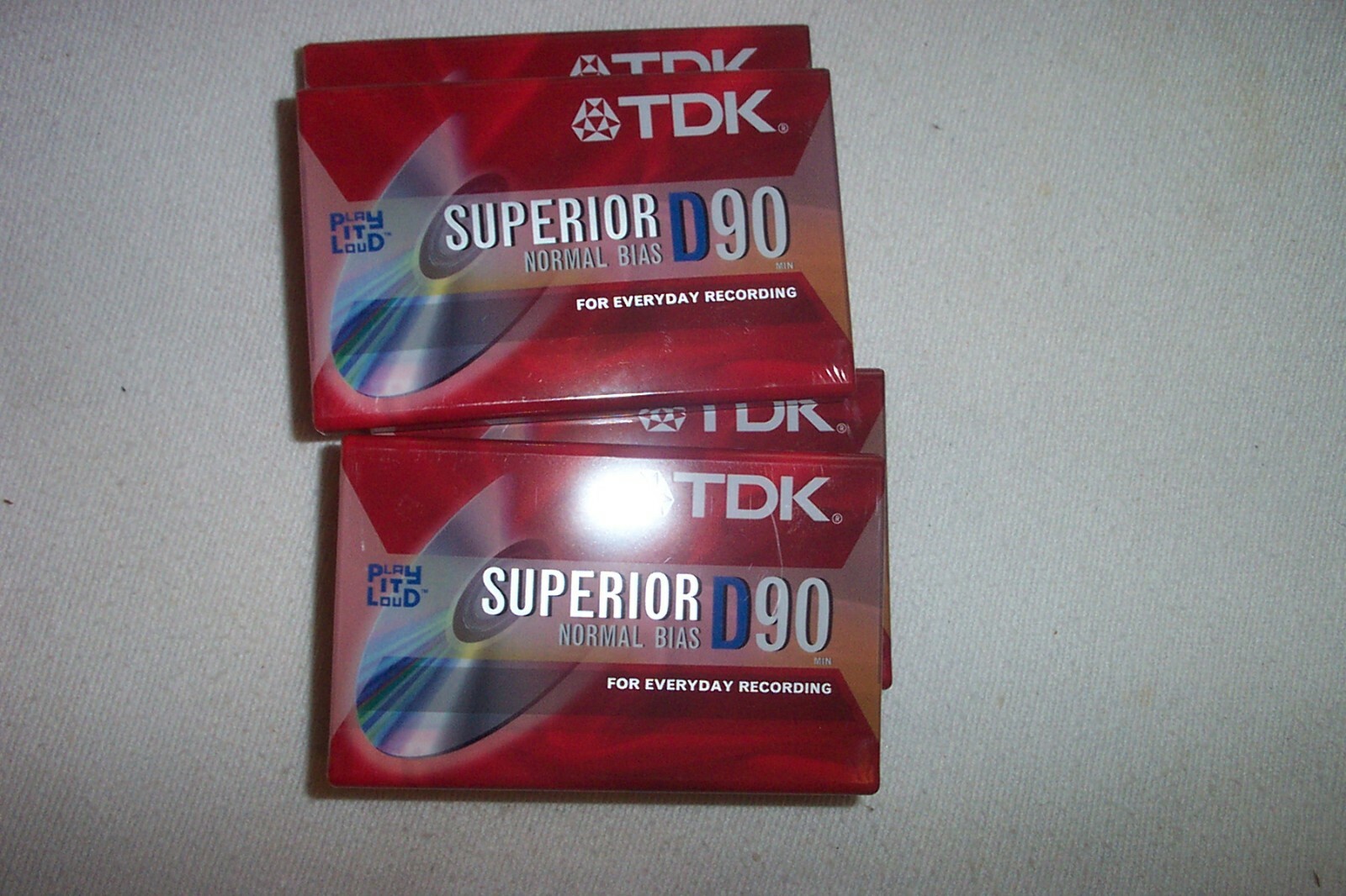 Lot of 4 TDK Superior D90 Normal Bias Blank Cassette Tapes | eBay