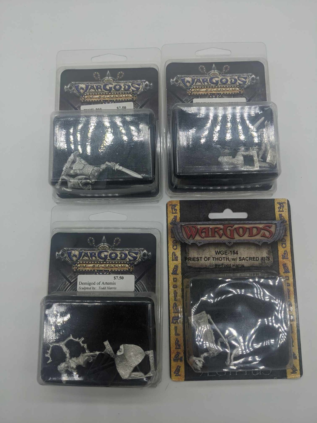 Crocodile Games War Gods TTWG Aegyptus Miniatures lot of 4 Blisters ...