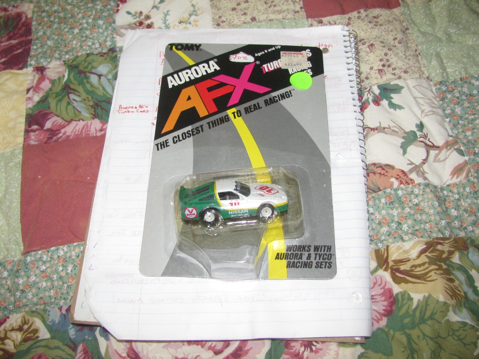 AFX RACING SERIES NISSAN 300ZX Z31 (10) ITEM 8755 GREEN & WHITE NEVER ...