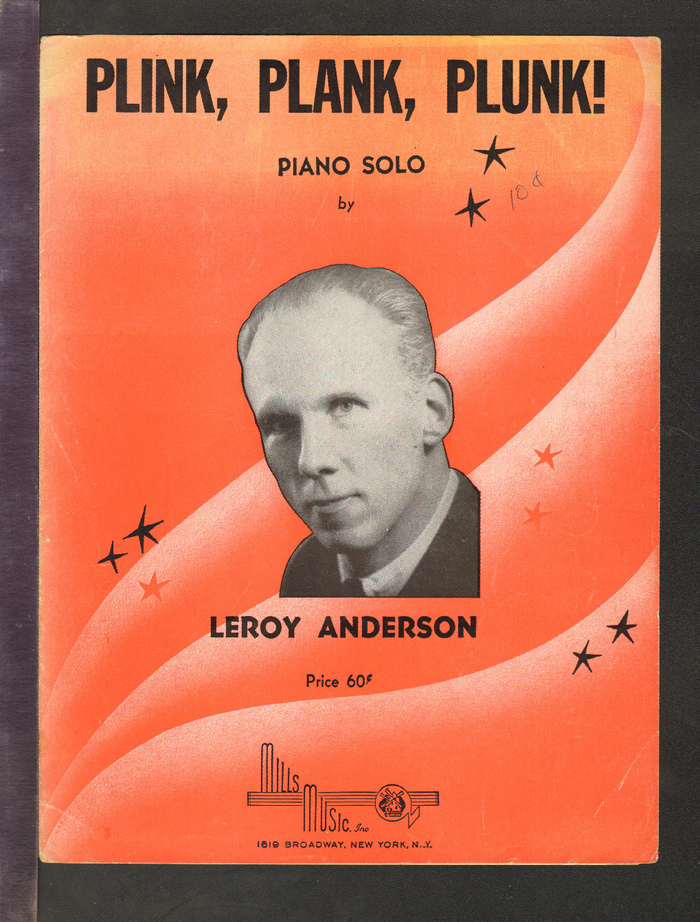 PLINK PLANK PLUNK Leroy Anderson 1952 Piano Solo Vintage Sheet Music | eBay