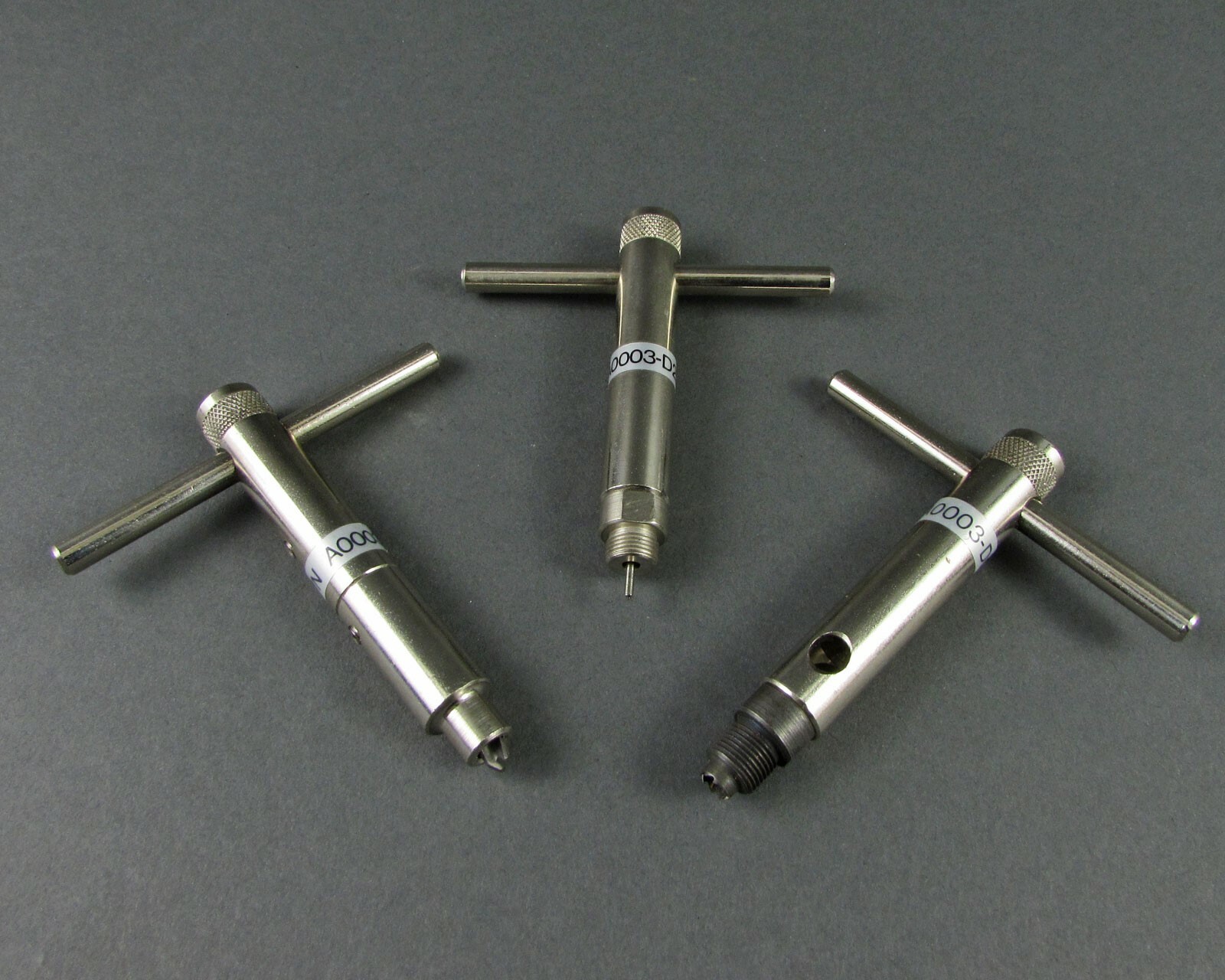 Lot of (3) Threaded T-Handles 3/8" w/ Saw Tooth End *FOR PARTS* | eBay