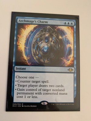 MTG Archmage's Charm Modern Horizons 040/254 Regular Rare LP | eBay