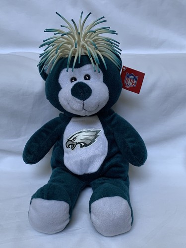 VINTAGE PHILADELPHIA EAGLES GOOD STUFF NFL PLUSH STUFFED BEAR 12" TOY ...