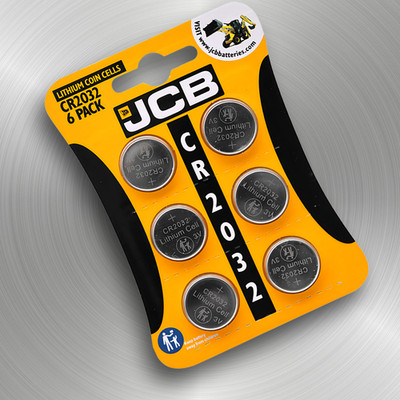JCB CR2032 2032 Batteries 3V Lithium Cell DL2032 Key Fob Toy *EXPIRY 10 ...