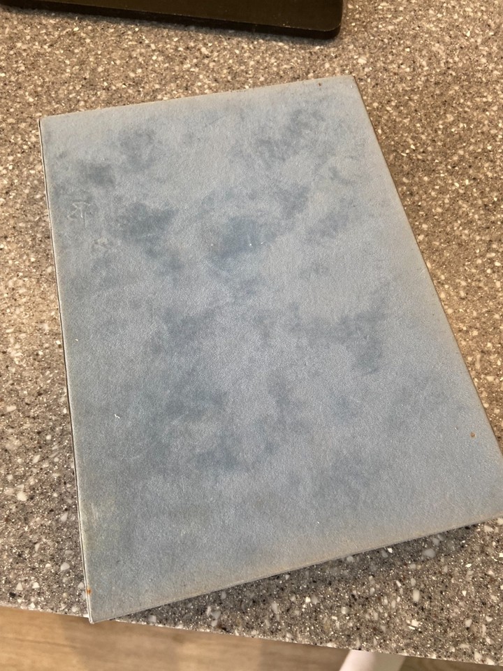 Vintage Necklace Presentation Box - Zales Jewellers - Sky Blue Velvet ...