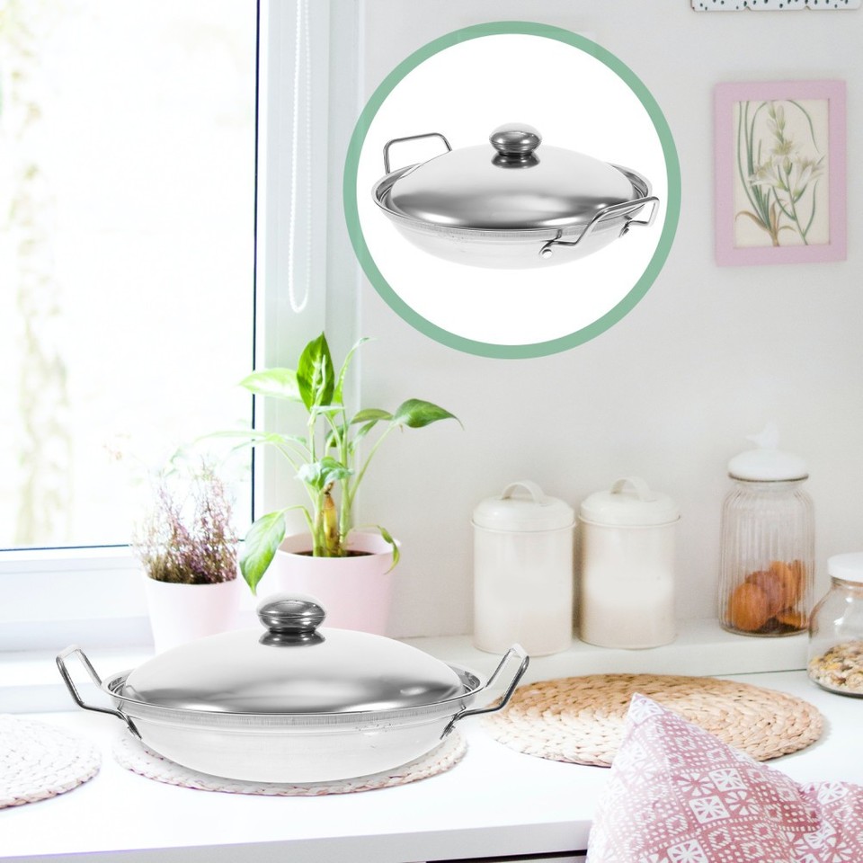 Round Bottom Wok Chinese Wok Flat Bottom Chinese Cooking Wok | eBay ...