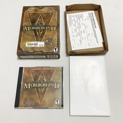 Elder Scrolls III: Morrowind PC Original Box Map Manual Game ...