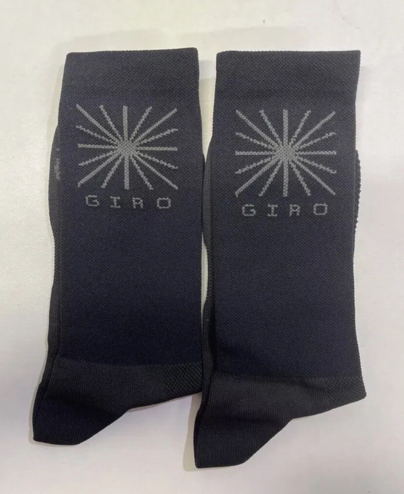 Giro COMP RACER HIGH RISE SOCK Black Sun Biking MTB Road Socks New ...