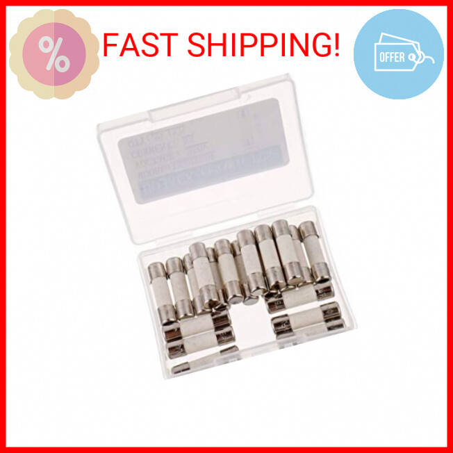 BOJACK T5AH250V 5x20mm 5A 250V Slow-Blow Ceramic Fuses 5 amp 250 Volt 0 ...