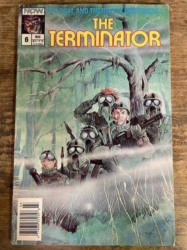 The Terminator #6 (1988) Newsstand Now Comics | eBay