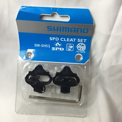 NEW Shimano SM-SH51 SPD Cleat Set Nuts Not Included Cycling Bike | eBay