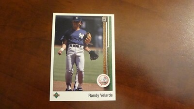 1989 UPPER DECK # 189 RANDY VELARDE BASEBALL CARD | eBay