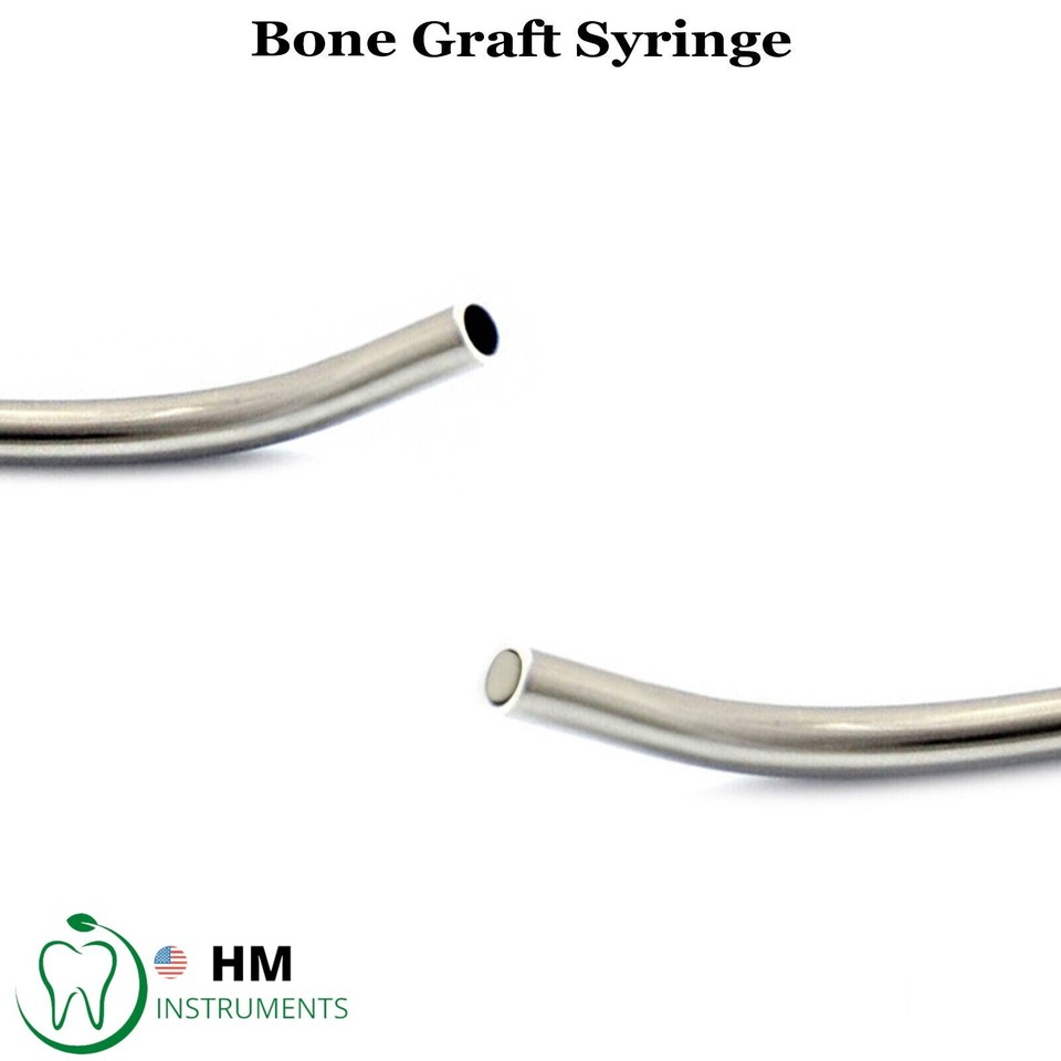 Dental Implant Bone Graft Syringe Dentistry Curved Used in Grafting ...