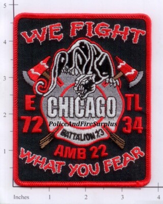 Illinois - Chicago Engine 72 Truck 34 Ambulance 22 Batt 23 IL Fire Dept ...